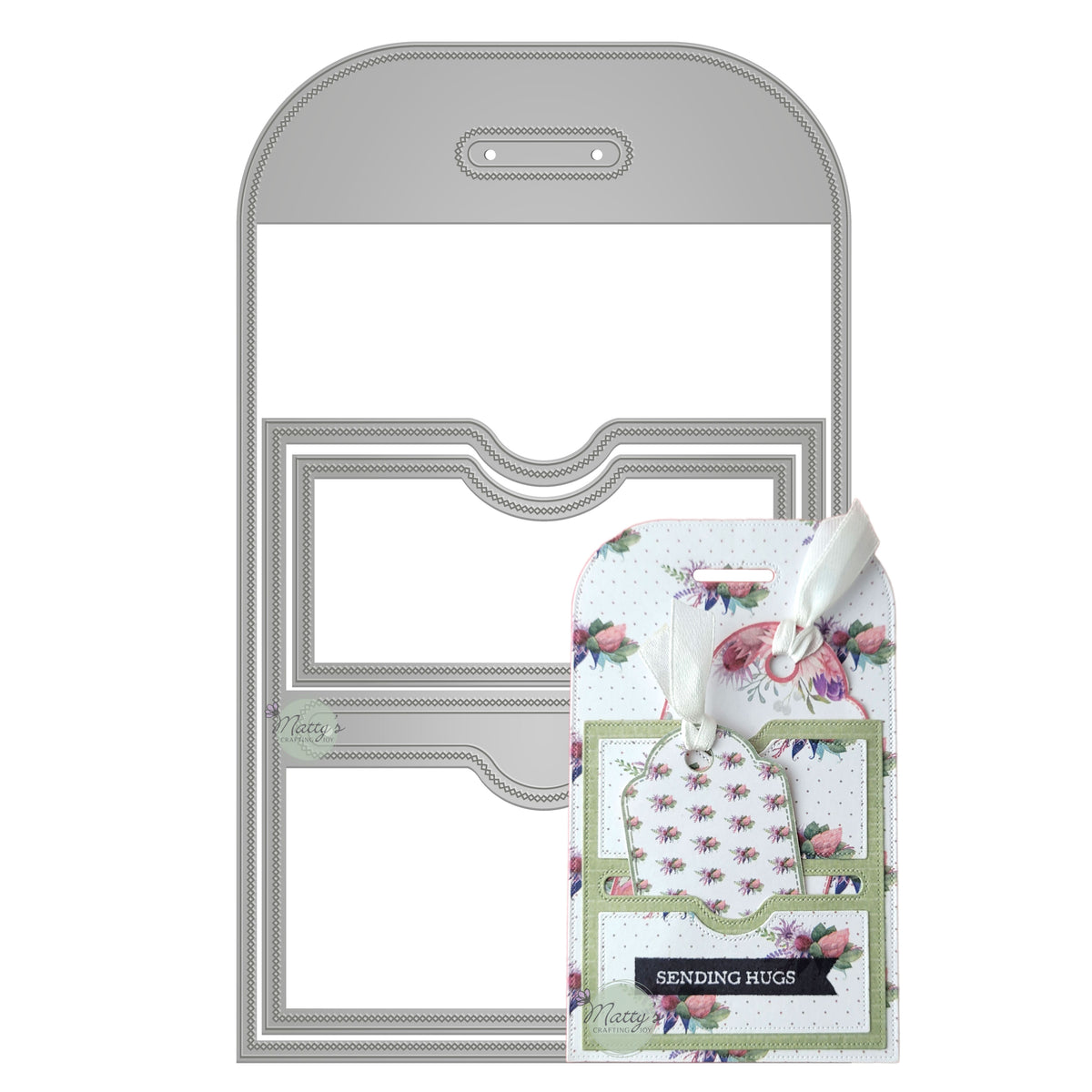 Matty's Crafting Joy - Stitched Pocket Tag Die Set