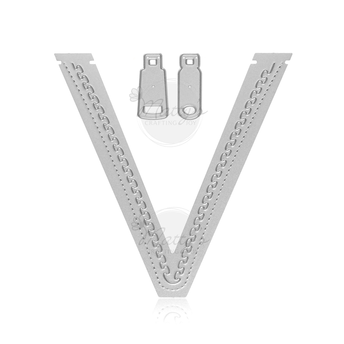 Matty's Crafting Joy - Stitched Zipper Die Cut Set